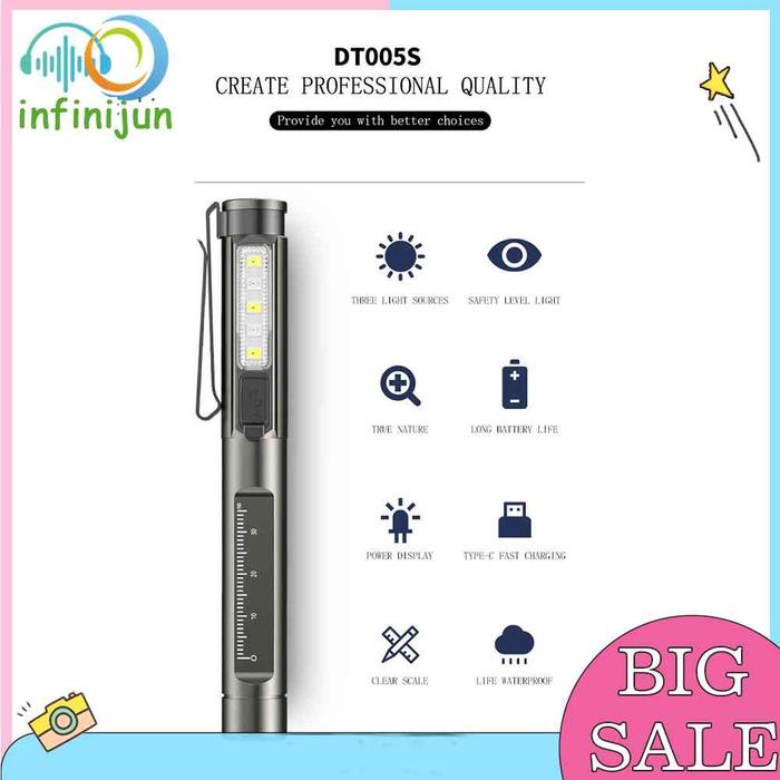 Jual Senter Led Portable Rechargeable Bentuk Pulpen Untuk Inspeksi ...