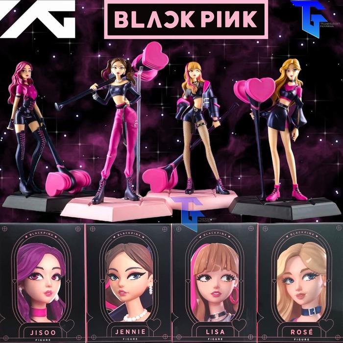 Jual Yolopark BLACKPINK Collectible Figure - Jisoo - Jennie - Lisa ...