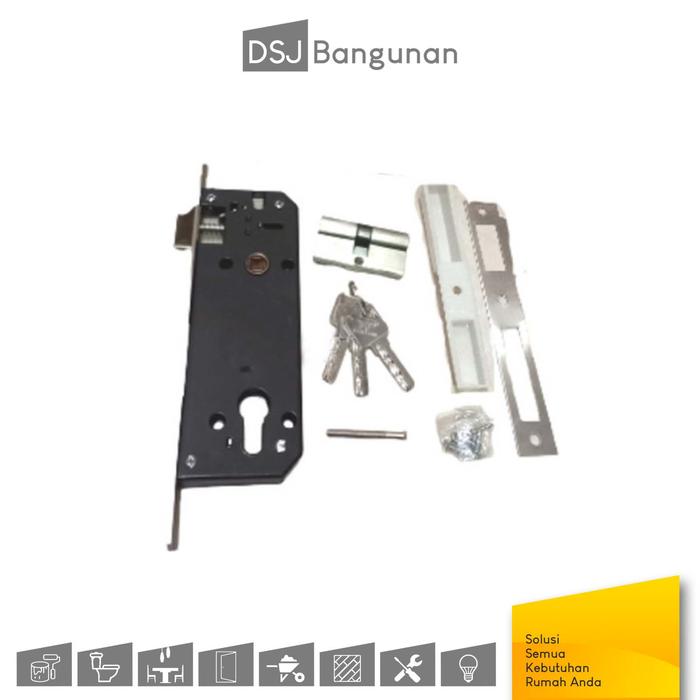 Jual Hampton Mortise Lock Ecoseries MTS RL EC4085+DC60Mm KK SN - Kota ...