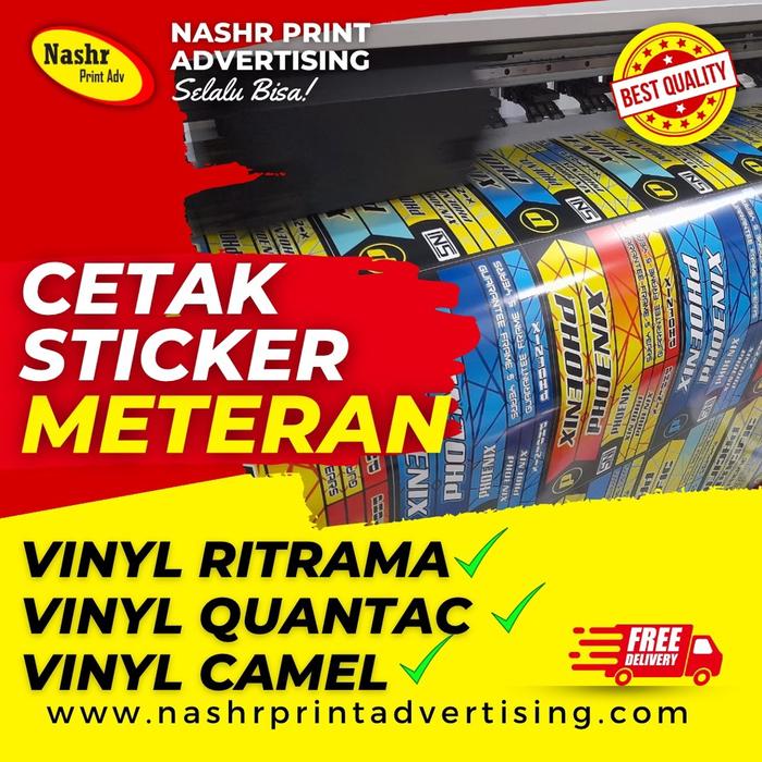 Jual CETAK STIKER METERAN CETAK STIKER VINYL METERAN CETAK STIKER ...