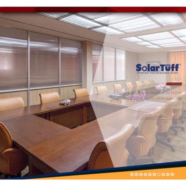 Jual ASLI SOLARFLAT 6mm solar flat solartuff solid kanopi atap genteng ...