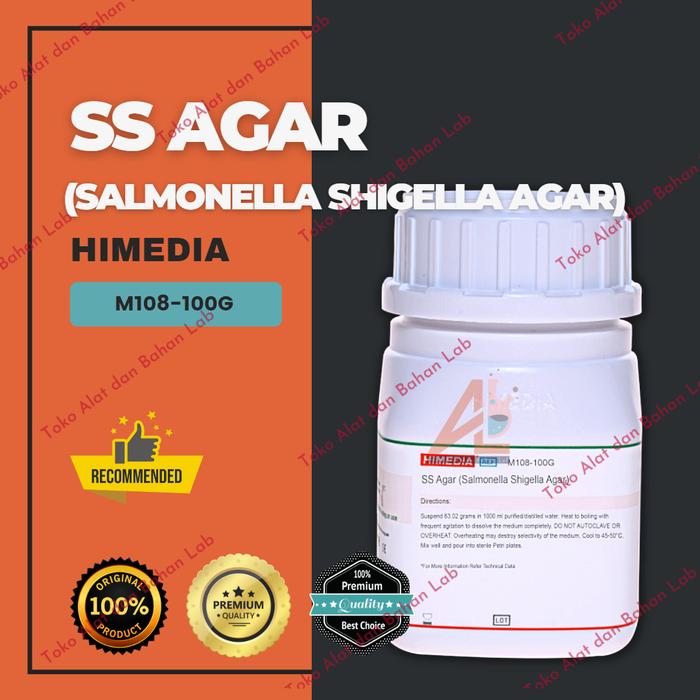 Jual SS Agar (Salmonella Shigella Agar), Media Mikrobiologi, 100 gram ...