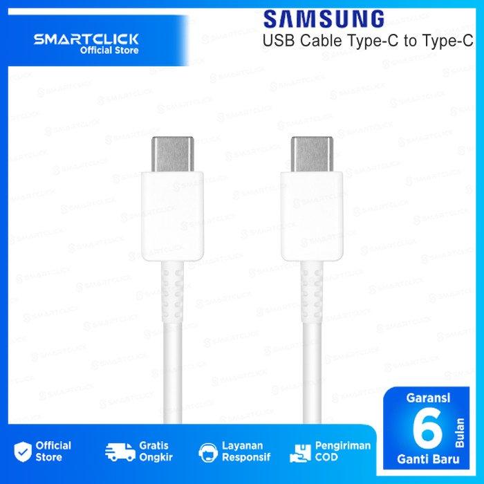 Promo Samsung Kabel Data Charger USB Cable Type C to C White 3A ...