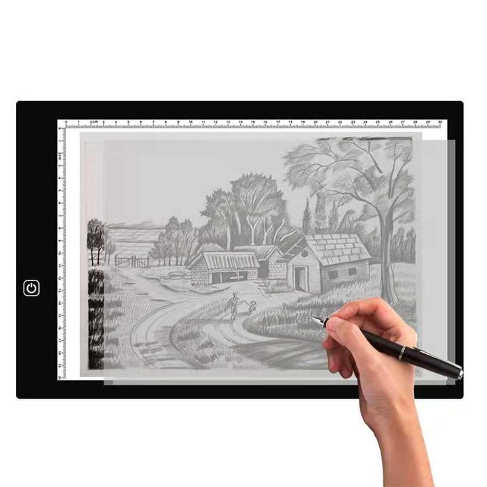 Jual SS A3 LED Light Box Tracing Drawing Board Art Design Pad Slim ...