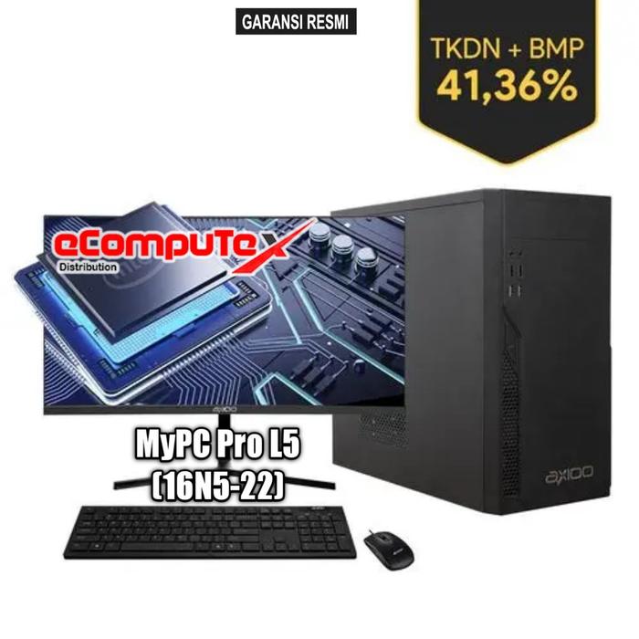 Jual PC DESKTOP AXIOO MYPC PRO L5 (16N5-22-3) i5 16GB 512GB 21.5"FHD RESMI - Kota Makassar ...