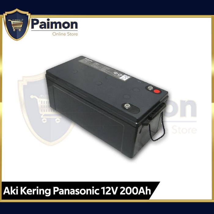 Jual Panasonic Baterai Aki VRLA 12V 200 Ah Solar Cell aki kering ...
