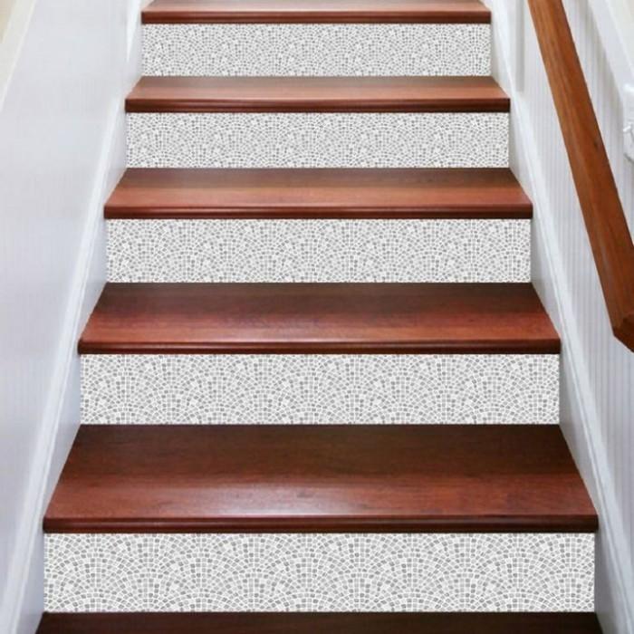 Jual keramik /granit tangga motif kayu matt 30x90 custom ukuran dabel ...