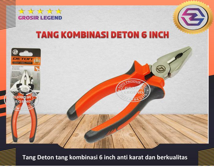 Jual Tang Deton tang kombinasi tang potong tang cucut 6 inch anti karat ...