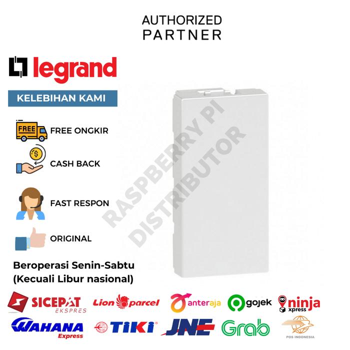 Jual BLANK PLATE / PENUTUP LEGRAND WHITE INSTALASI LANTAI 1 MODUL ...