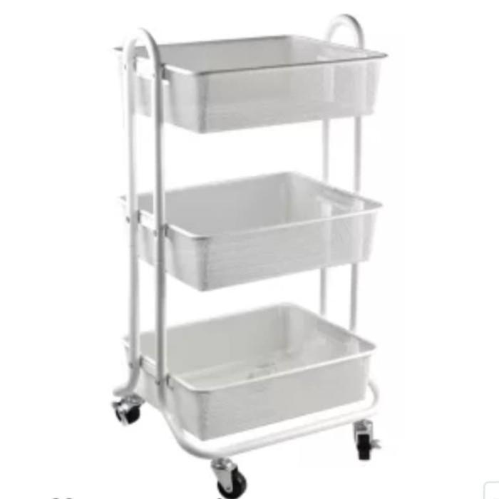 Jual rak troli troley organizer cart mesh besi krisbow Best - Kab ...