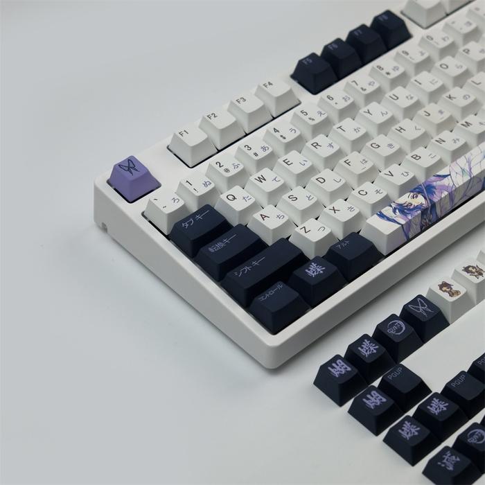 Jual 1 Set PBT Dye Sublimasi Anime Keycaps Kochou Shinobu Tema Key Cap ...