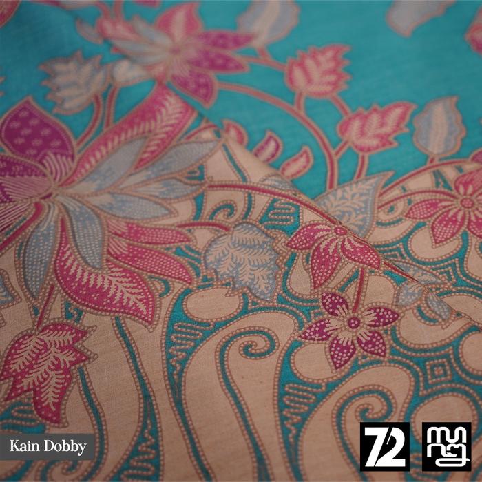 Promo BAHAN BATIK Dobby Dobi Dolbi Motif Parang Biru Tosca Merah 723496 ...