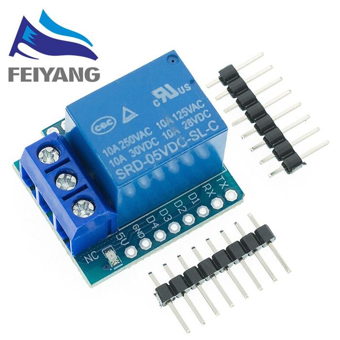 Jual 1Set One Channel Wemos D1 Mini Relay Shield Wemos D1 Mini Relay ...