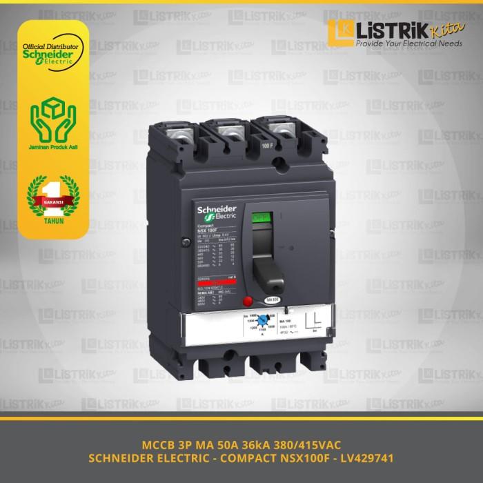 Jual CIRCUIT BREAKER COMPACT NSX100F - MA 50 A - 3 POLES 3D - LV429741 ...