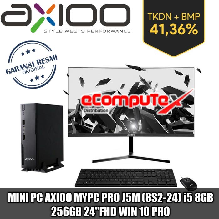 Jual MINI PC AXIOO MYPC PRO J5M (8S2-24) i5 8GB 256GB 23.8"FHD TKDN RESMI - Jakarta Barat ...