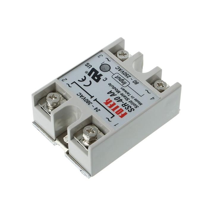 Jual Modul Relay Solid State SSR-40AA 40A 250V 80-250V DC Input Output ...