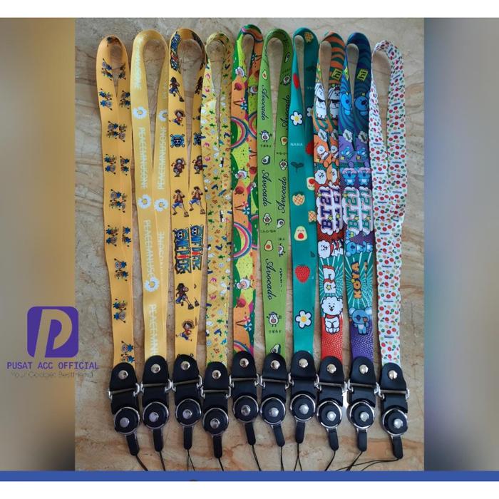 Jual TALI GANTUNGAN HANDPHONE/ KARTU/ KUNCI/ USB/ LANYERD/ NECK STRAP ...