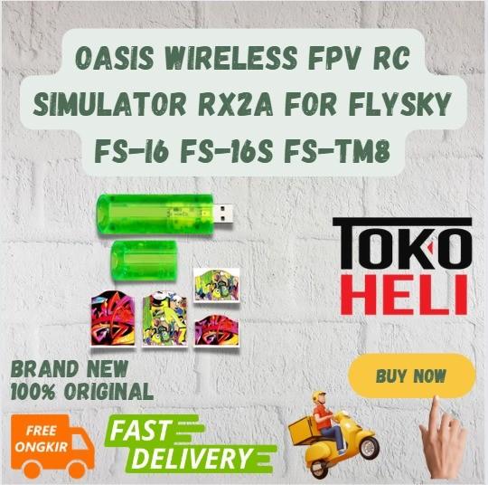 Jual Oasis Wireless FPV RC Simulator RX2A for Flysky FS-I6 FS-16S FS ...