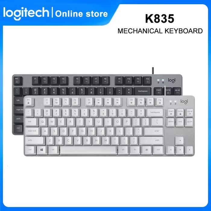 Jual Logitech K835 Mechanical keyboard Wired Gaming Keyboard TKL 84-key - Kota Surabaya ...