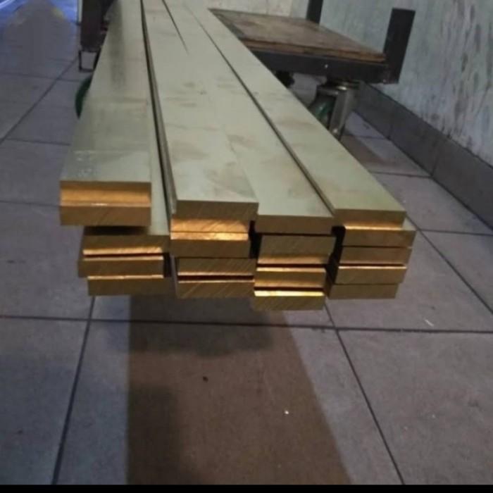 Jual Plat Strip Kuningan 4mm X 30mm X 100mm / Strip Plat Kuningan ...