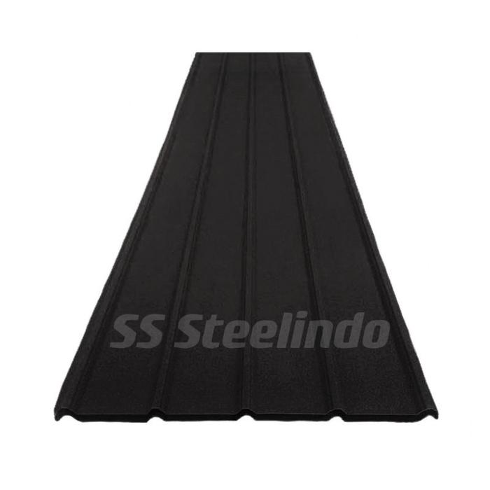 Jual Atap Baja Ringan Spandek Pasir merah-hitam-biru-hijau-coklat ...