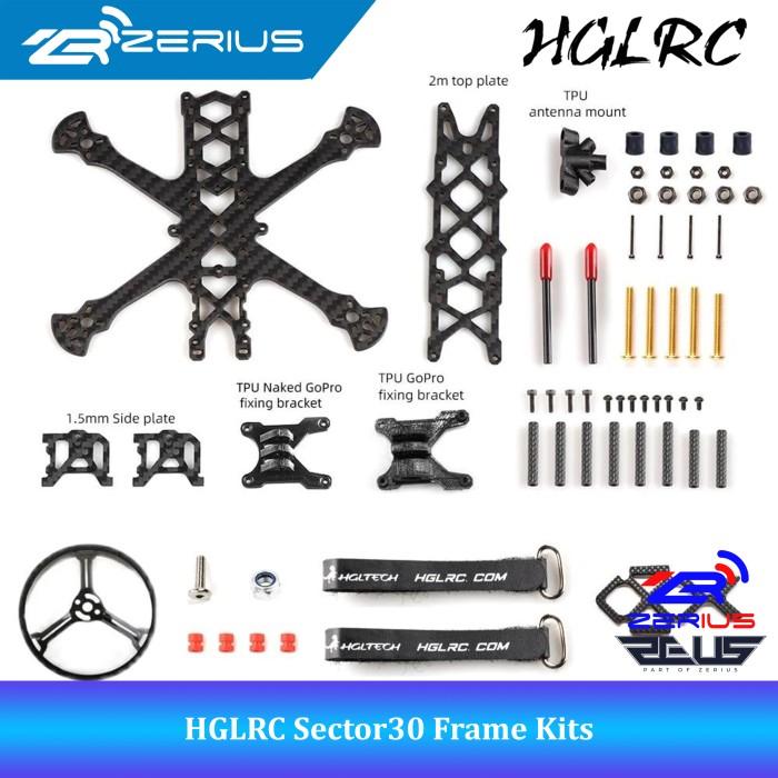 Jual Miliki Hglrc Sector30 Frame Kit Sector 30 3inch Ultralight ...