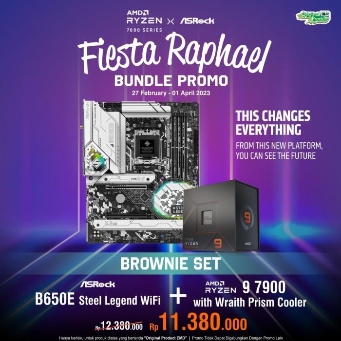 Promo ASRock B560E Steel Legend Wifi + AMD Ryzen 9 7900 Promo Bundle Cicil 0% 3x - Kota Semarang ...