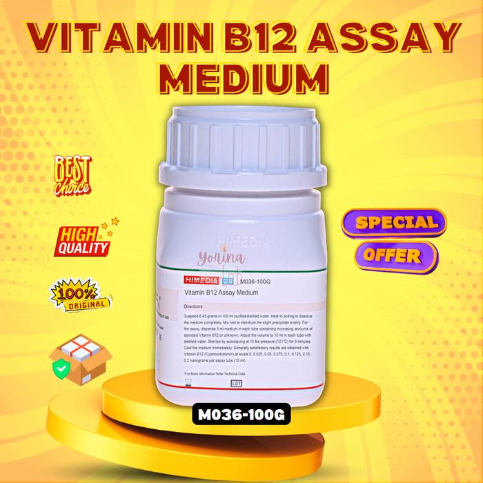 Jual Vitamin B12 Assay Medium, Media Mikrobiologi, 100 gram - Kab ...