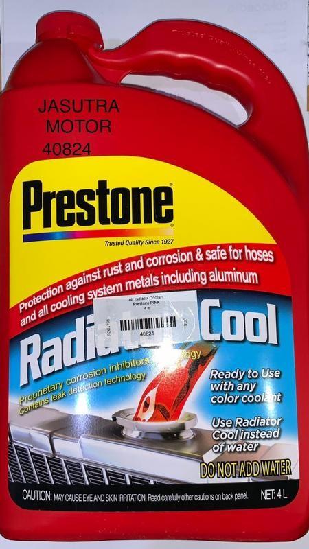 Jual Air radiator Coolant Prestone PINK 4 lt -40824 - Kab. Bekasi ...