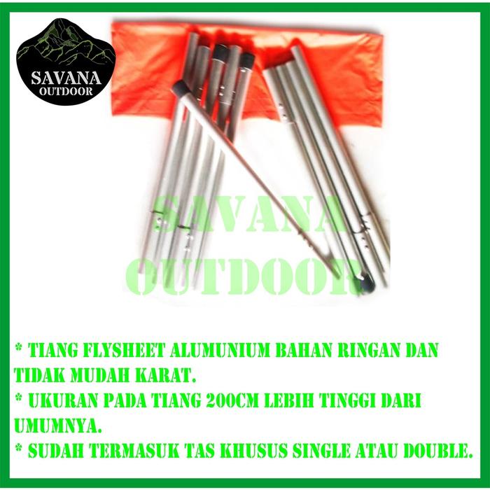 Jual Tiang Flysheet Tiang Tenda Camping Tiang Tarp Tent Tiang Fysheet ...