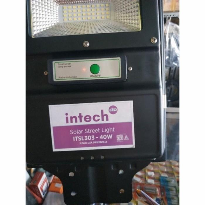 Jual INTECH Lampu Jalan PJU 50W Tenaga Surya Solar Cell 50 W Street ...