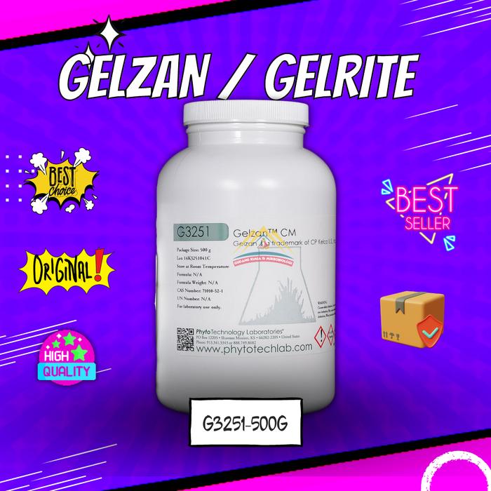 Jual Gelzan/Gelrite | Gellan Gum, Plant Tissue Culture Tested, 500 gram ...