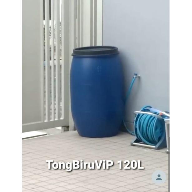 Jual 60l Tempat Sampah Biru Tong Air Biru Tong Komposter Biru Tebal ...