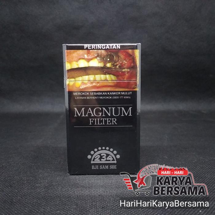 Jual ROKOK 234 DJI SAM SOE MAGNUM FILTER BLACK 12'S - Kota Medan ...