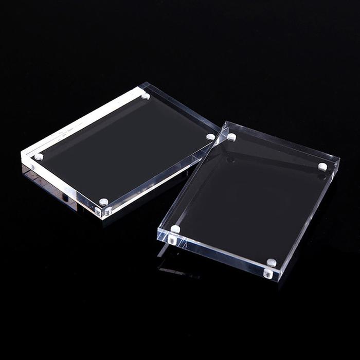 Jual Bingkai Foto Transparan Akrilik Bingkai Foto Magnet Poster ...