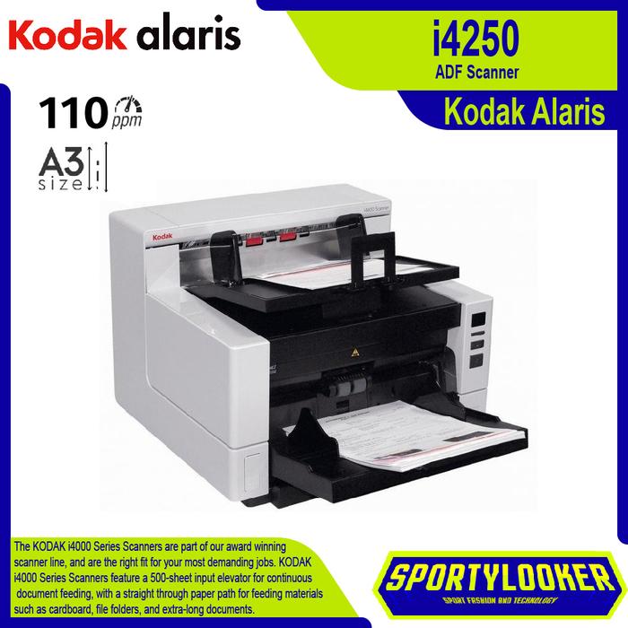 Jual Kodak Alaris i4250 ADF Scanner | A3 | 110 ppm - Kota Depok ...