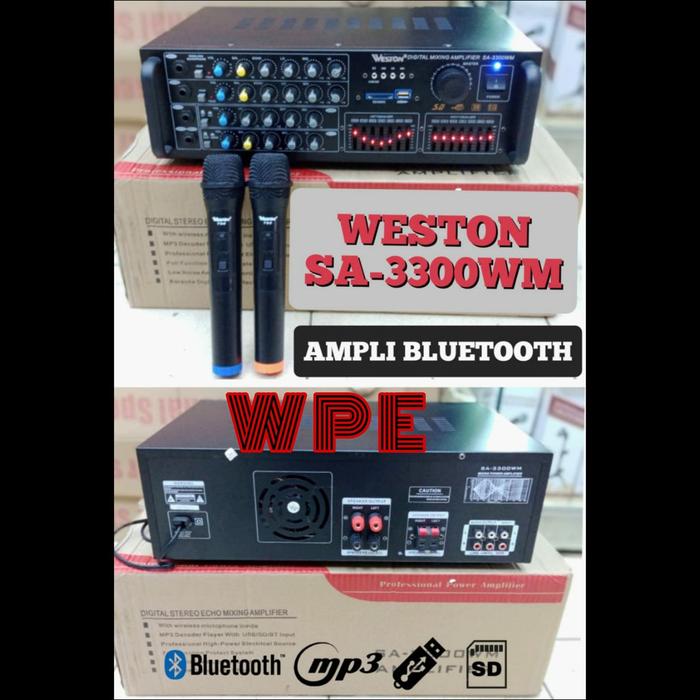 Jual AMPLI WESTON SA 3300WM AMPLIFIER WESTON SA 3300 WM BLUETOOTH FREE MIC - Jakarta Barat ...