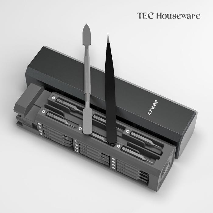 Promo 【TEC】TOOL Obeng Set Multifungsi 44 dalam 1 Screwdriver Kit 40 In ...