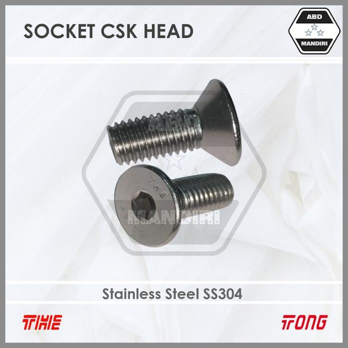 Jual SS304 Baut Verseng L / JFL Stainless M4 X 10 ( Countersunk ) M4x10 - Kota Tangerang - ABD ...