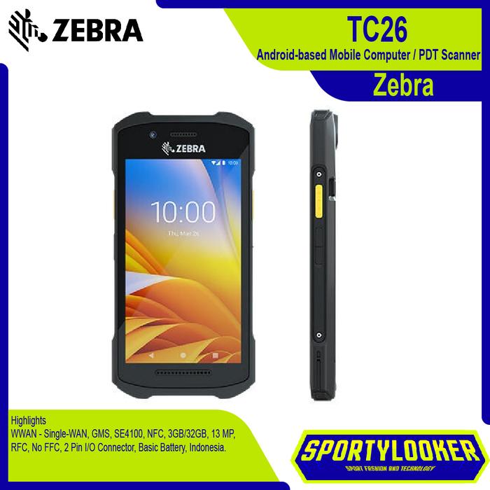 Jual Zebra TC26 / TC-26 / TC 26 PDT Barcode Scanner - Kota Depok ...