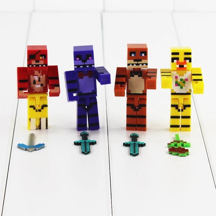 Jual Mainan Balok Bangunan Model Anime Five Nights At Freddy 'S 4 Fnaf ...