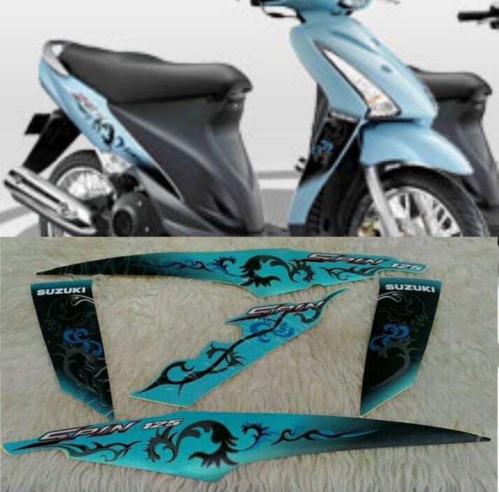 Jual STRIPING SUZUKI SPIN 125 BIRU 2010 2011 STIKER LIS POLET - Kab ...