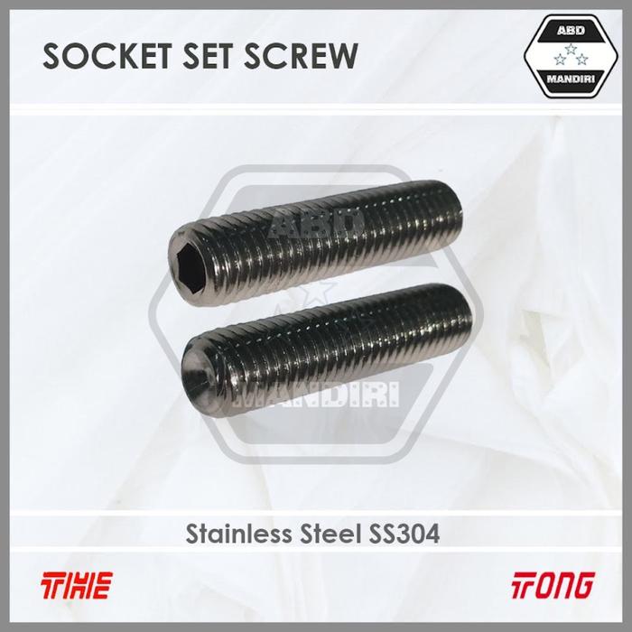 Jual SS304 Baut L Tanam Stainless M8 X 16 ( Socket Set Screw ) M8x16 - Kota Tangerang - ABD ...