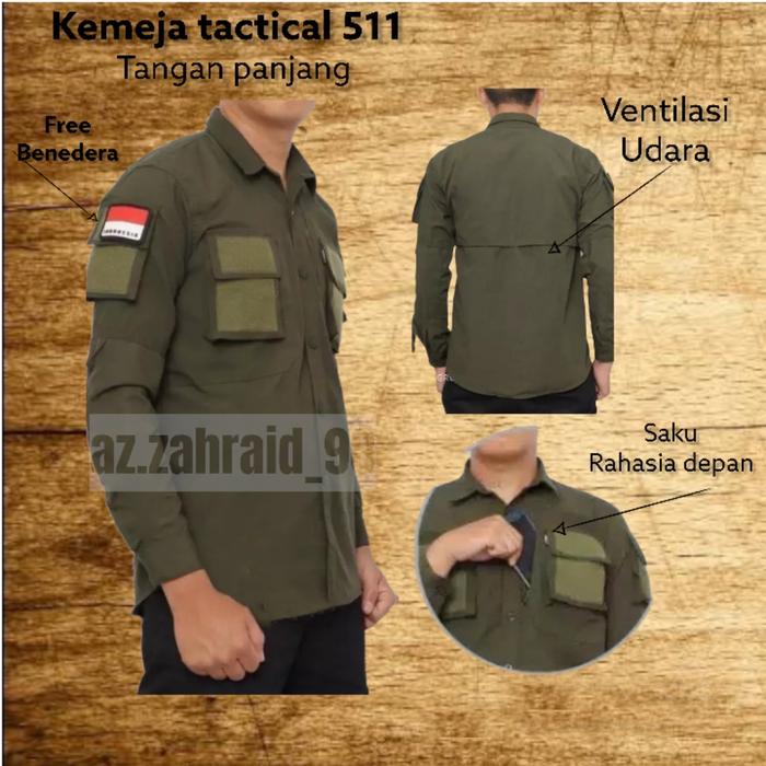 Jual Kemeja lapangan pdl 511 FREE BENDERA kemeja kemeja tactical - Kota Tangerang Selatan ...