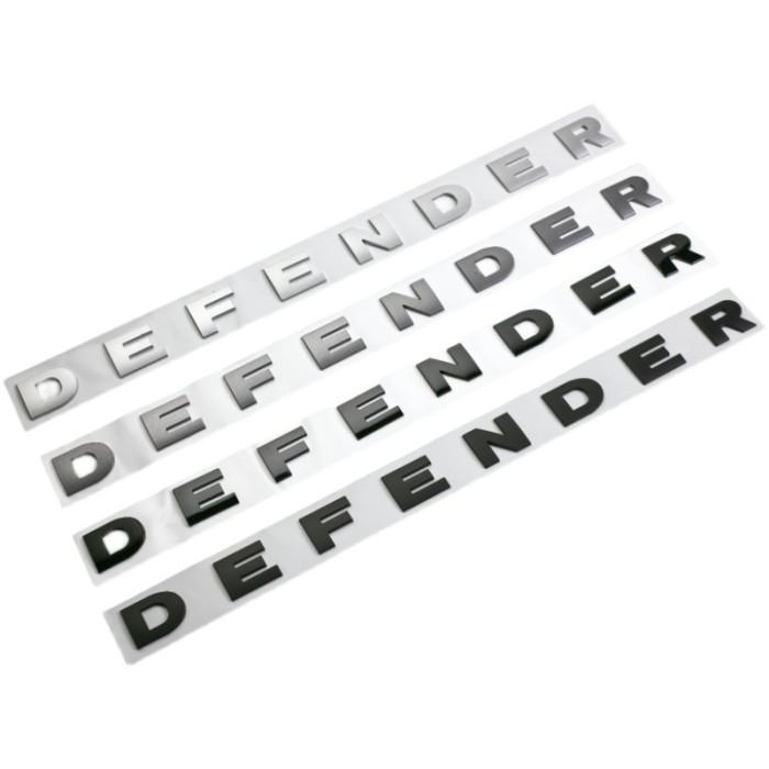 Jual Logo Bonnet Huruf Stiker Kap Emblem untuk Land Rover DEFENDER ...