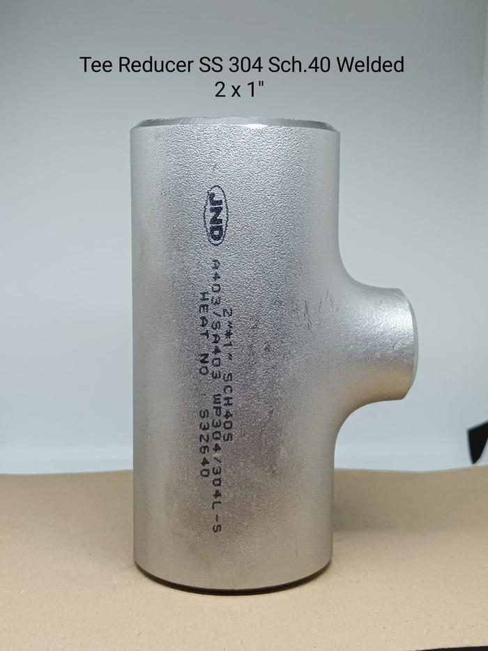 Jual Tee Reducer Las SS 304 Sch. 40 Welded 2" x 1" inch - Jakarta Utara ...