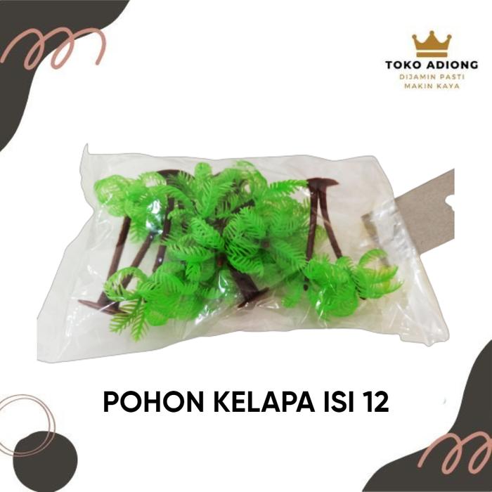 Jual POHON KELAPA ISI 12 BU 242 - HIASAN KUE - POHON KELAPA - CAKE ...
