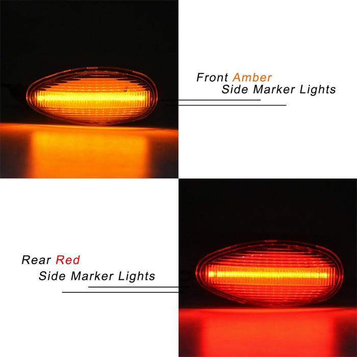 Jual Asap Lensa LED Sisi Fender Dually Bed Lampu Penanda untuk Chevy ...