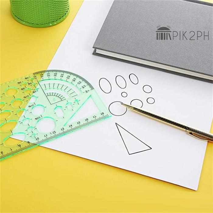 Jual 6 Pcs Penggaris Template Menggambar Desain Geometri Untuk Mebel ...