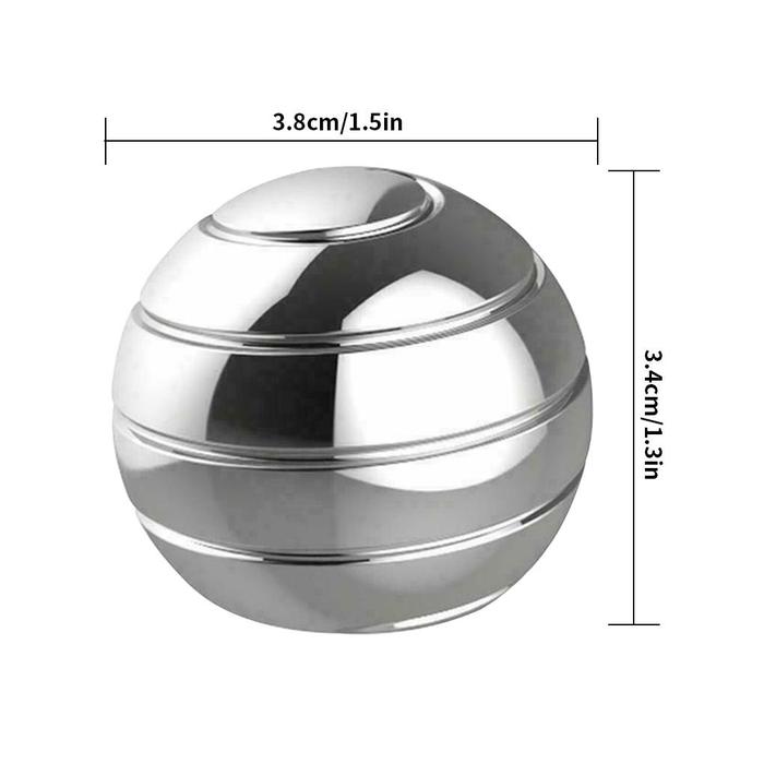 Jual Gyroscope Ball Rotating Spherical Gyroscope Kinetic Fidget Toy for ...